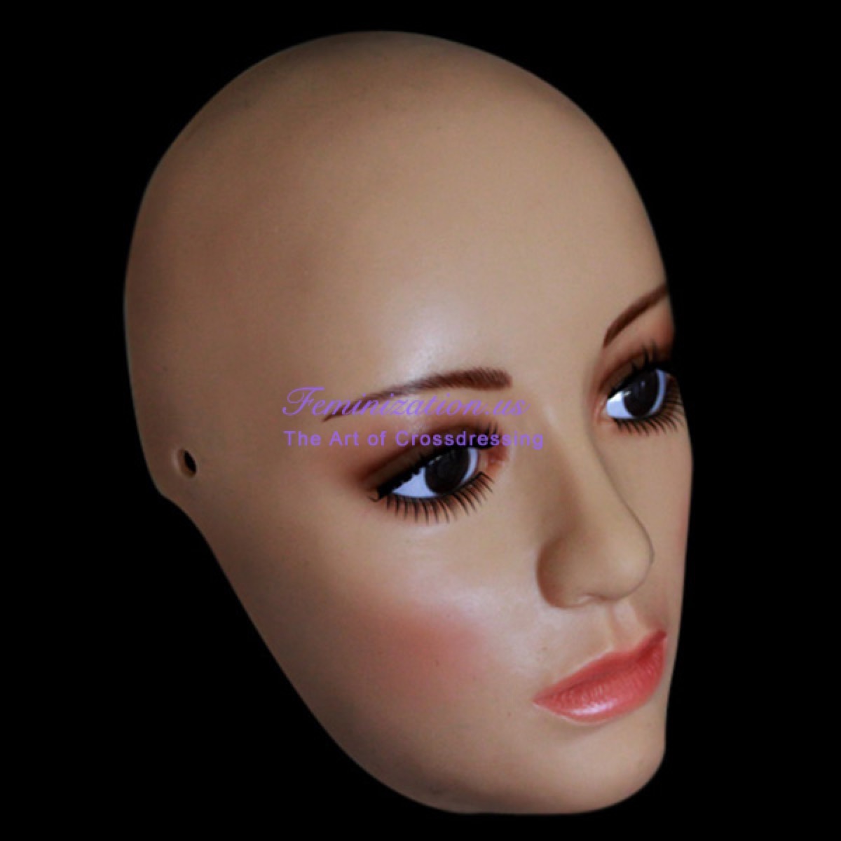 Semi Mask Monica Crossdresser - feminisation.us - The Art of Crossdressing