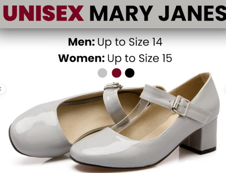 Femboy Crossdresser Sissy Shoes Block Heel ABDL Girl DDLG Mary Jane ...