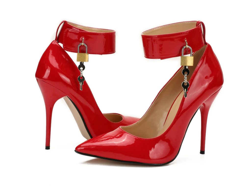 Transgender MTF Crossdresser Shoes With Padlock - feminization.us - The ...