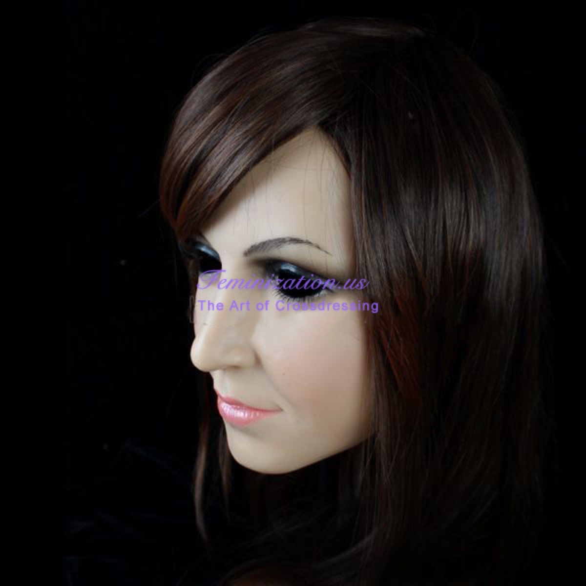 Semi Mask Anna - feminization.us - The Art of Crossdressing